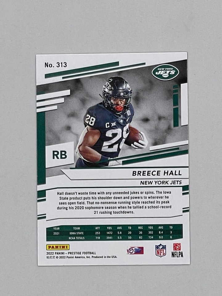 2022 Prestige #313 Breece Hall Rookie Card | eBay