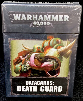 Warhammer 40K: Death Guard Data Cards 2017 43-04-60 Sealed | eBay