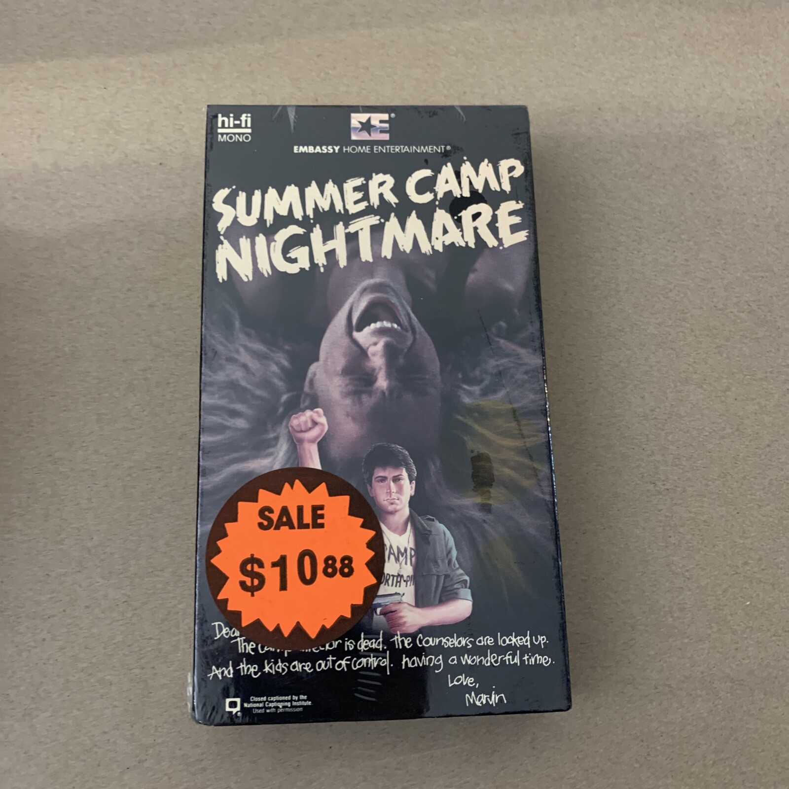 Summer Camp Nightmare Vintage Slasher, Horror, VHS Home Video Rare OOP Movie 42995756630| eBay