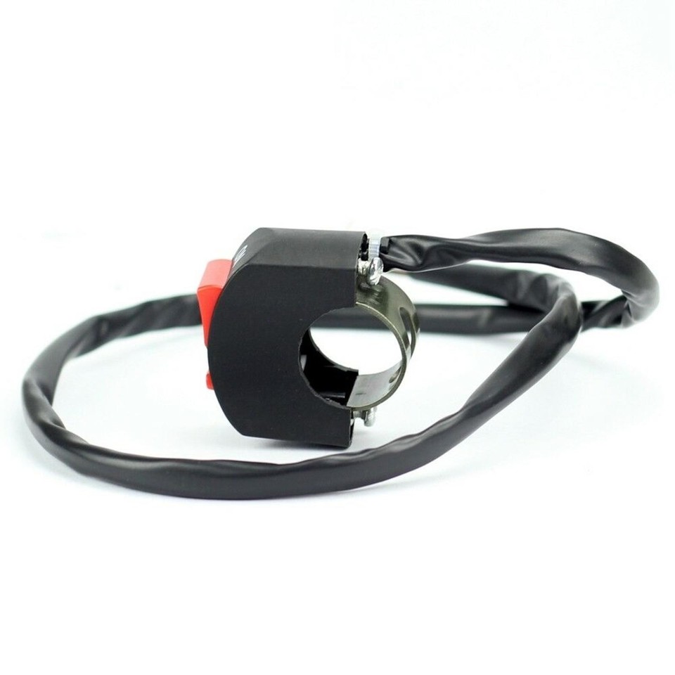 Red button Kill Bar ON/OFF Switch Engine For 7/8" Handlebar ATV Bike ...