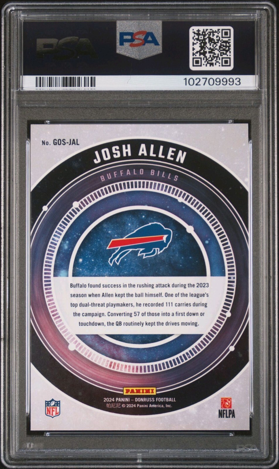 2024 Panini Donruss - Galaxy of Stars Josh Allen #GOS-JAL for sale ...