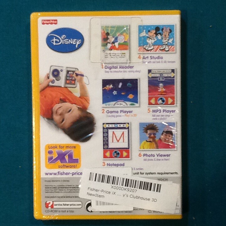 FISHER PRICE DISNEY MICKEY MOUSE CLUBHOUSE IXL LEARNING SYSTEM GAME | eBay