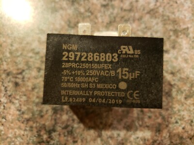 297286803 Frigidaire Capacitor-Run Genuine OEM New | eBay