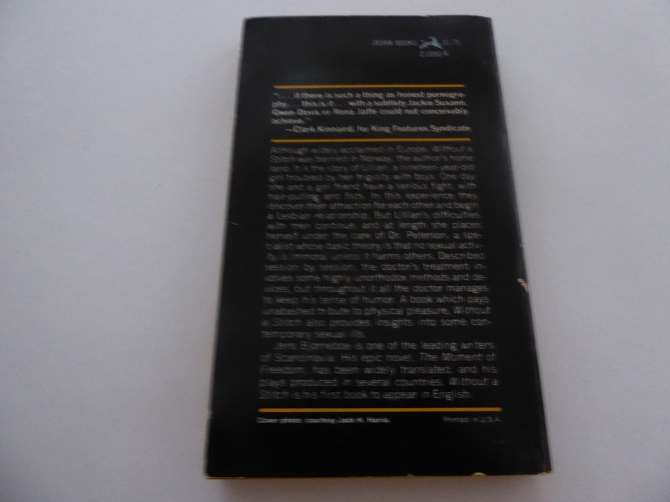 WITHOUT A STITCH 1969 JENS BJORNEBOE MOVIE TIE-IN ANNE GRETE NISSEN ...