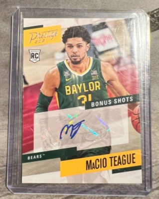 2021 Panini Prestige Macio Teague Best Shot RC Auto #PBMCT | eBay