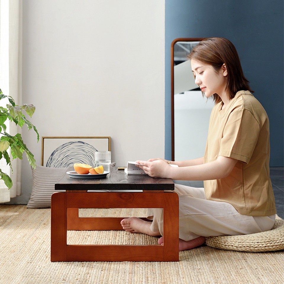 Flodable Wooden Folding Coffee Table Laptop Low Tea Table Tea Picnic ...