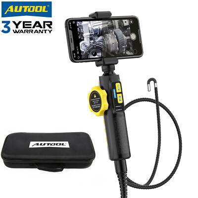 AUTOOL Industrial Endoscope Inspection Camera Borescope Camera Two-Way ...