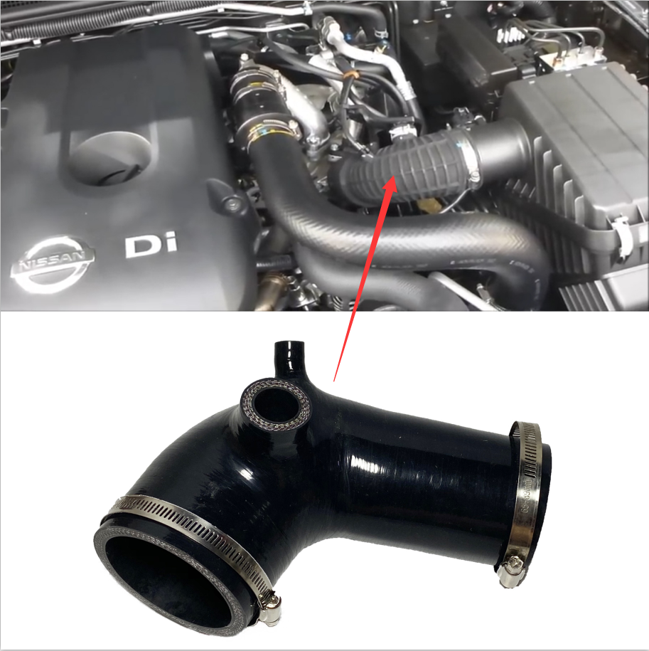 For Nissan D40 Navara 2.5L Turbo Intake Pipe Hose Mid Model 07-11 126kw ...