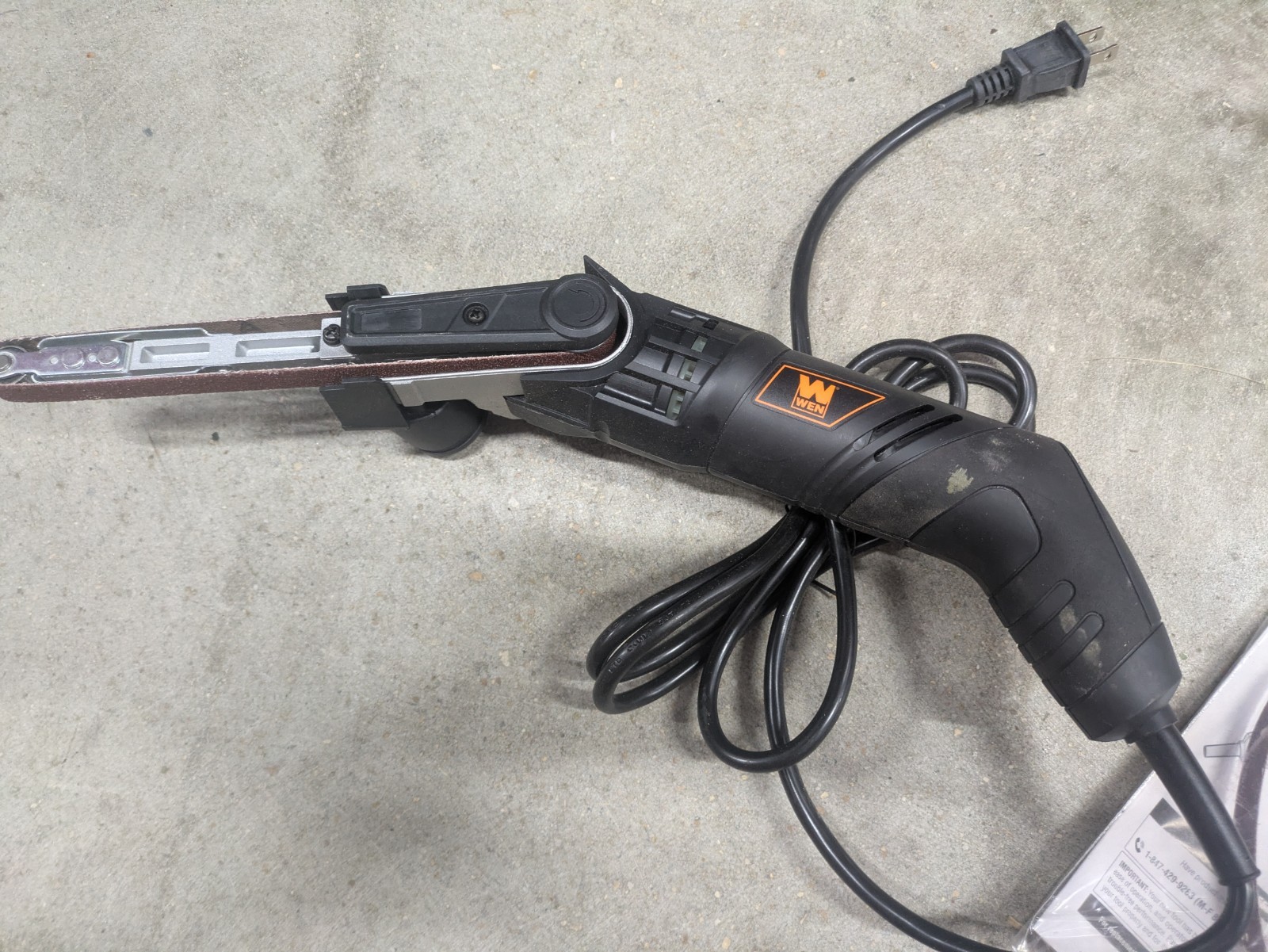 WEN 6307 Variable Speed Detailing File Sander with 1/2 by 18 Belt | eBay