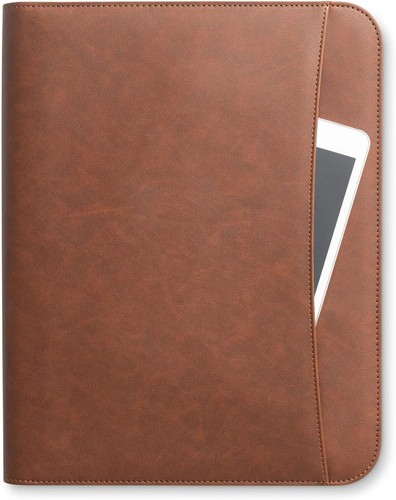 Forevermore Portfolios Padfolio Binder - Professional Faux No Rings ...