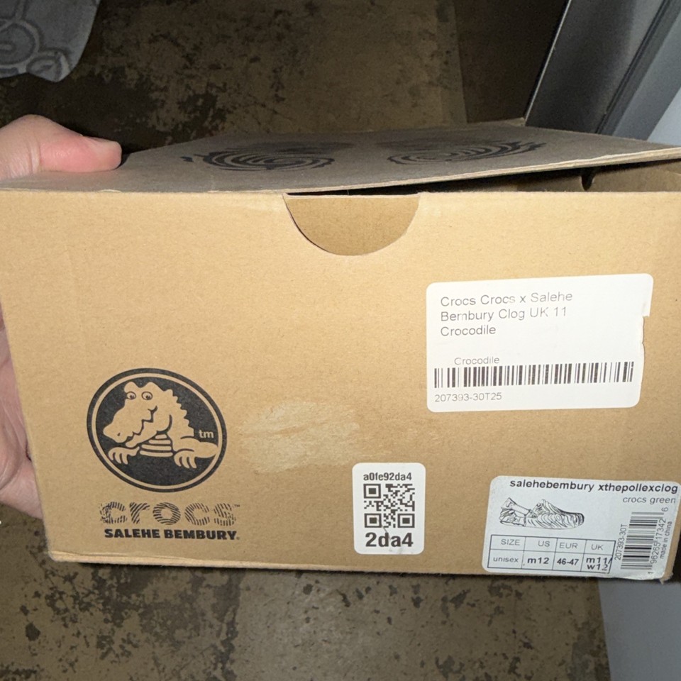 Crocs Salehe Bembury x Pollex Clog Crocodile Size 12 CLEAN W/ Box ...