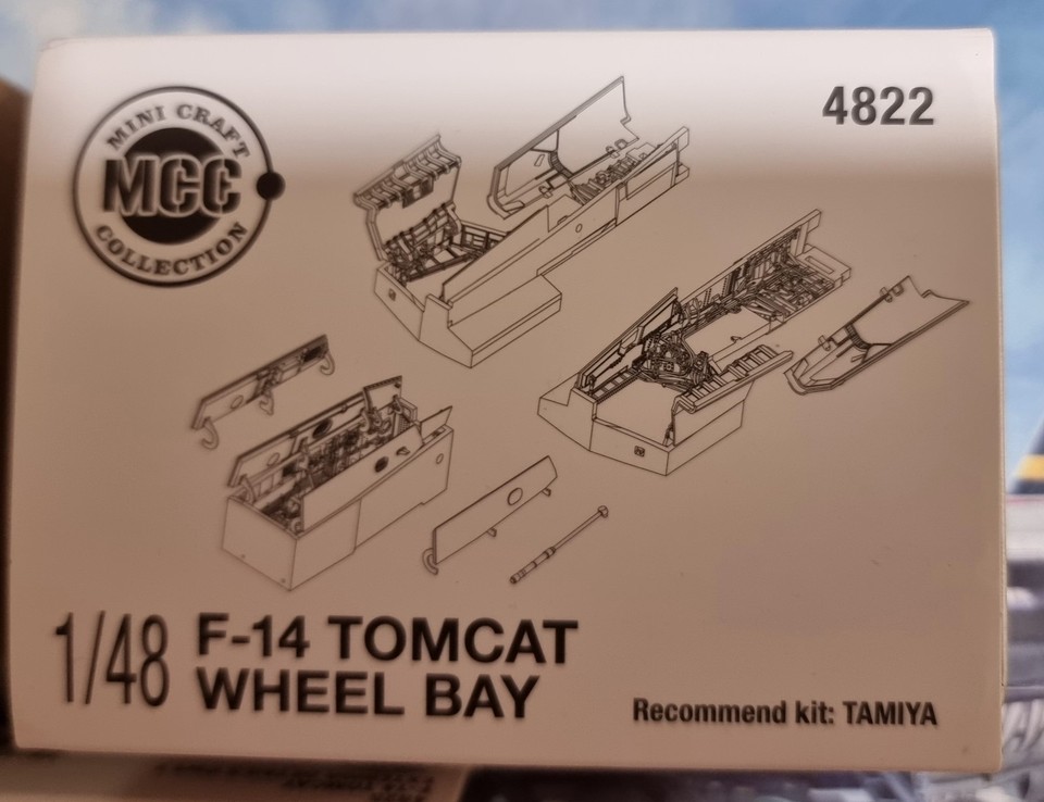 Tamiya 1:48 Grumman F-14A Tomcat Late Carrier Launch Set + 3D Print ...
