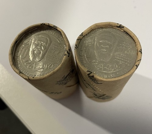 2x 2017 50 cent Coin Roll RAM UNC EDDIE MABO Rolls | eBay
