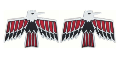 OER Front Fender Bird Logo Emblem Set For 1967-1968 Pontiac Firebird ...
