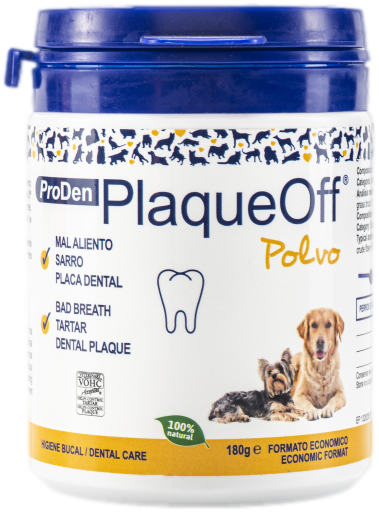 PLAQUEOFF PRODEN dog cat dental care powder antitartar bad breath tooth ...