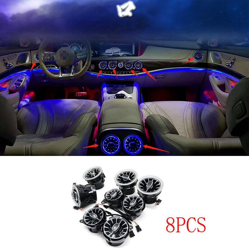 Ambient Light For Mercedes W222 Interior Air Vents AC Vent Dash a/c ...