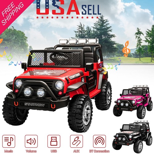 Kids Ride on Car 12V Electric Power Wheels Jeep w/Remote Control ...