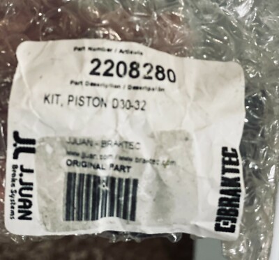 JJUAN - BRAKTEC 2208280 Caliper Brake Piston Kit D30-32 NEW J.JUAN ...