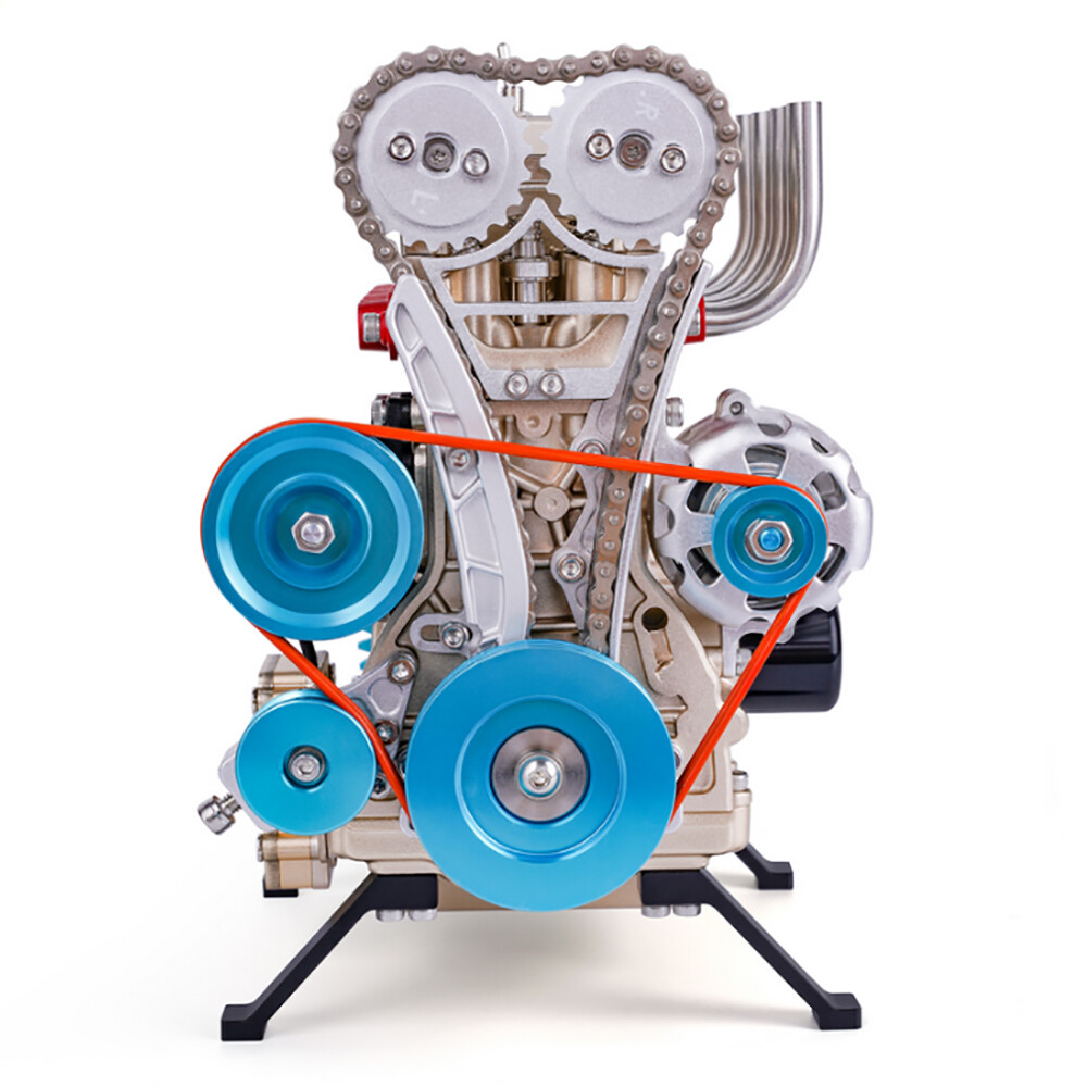 4-cylinder Inline Gasoline Engine Model Building Kits Full Metal ...