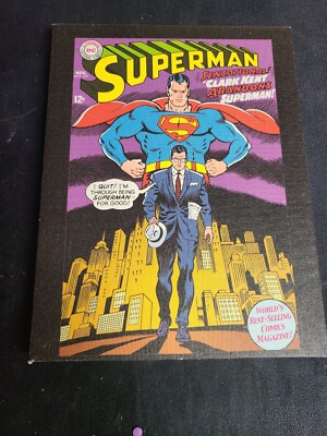 DC Comics Superman Sensational No 201 ( Nov.1967) Canvas Print art 6.5 ...
