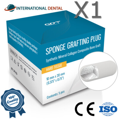 GDT Sponge Grftng Mineral Collagen And Synthetic B0ne Grft 5 Plugs ...