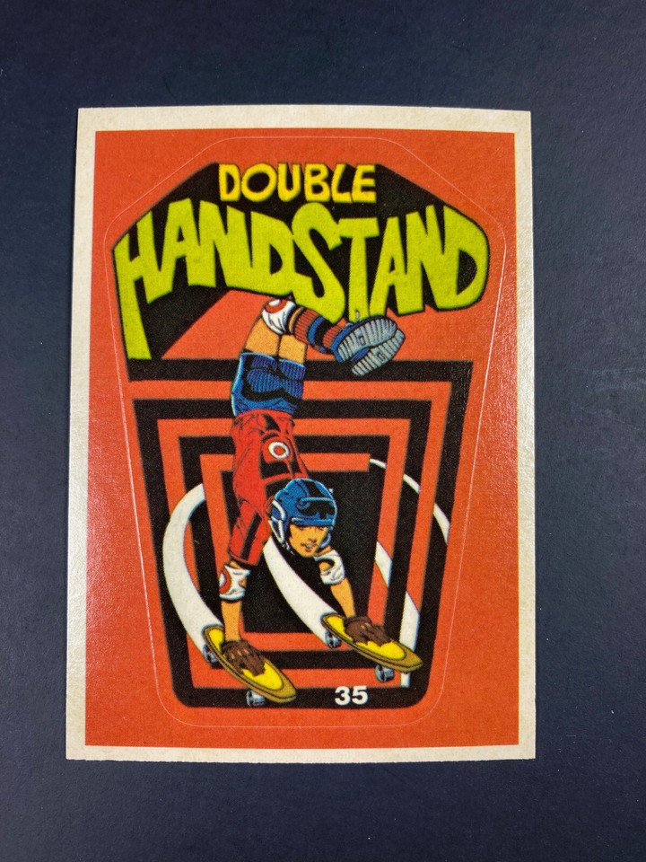 1978 Donruss All-Pro Skateboard Card # 35 Double Handstand, Ellen ...