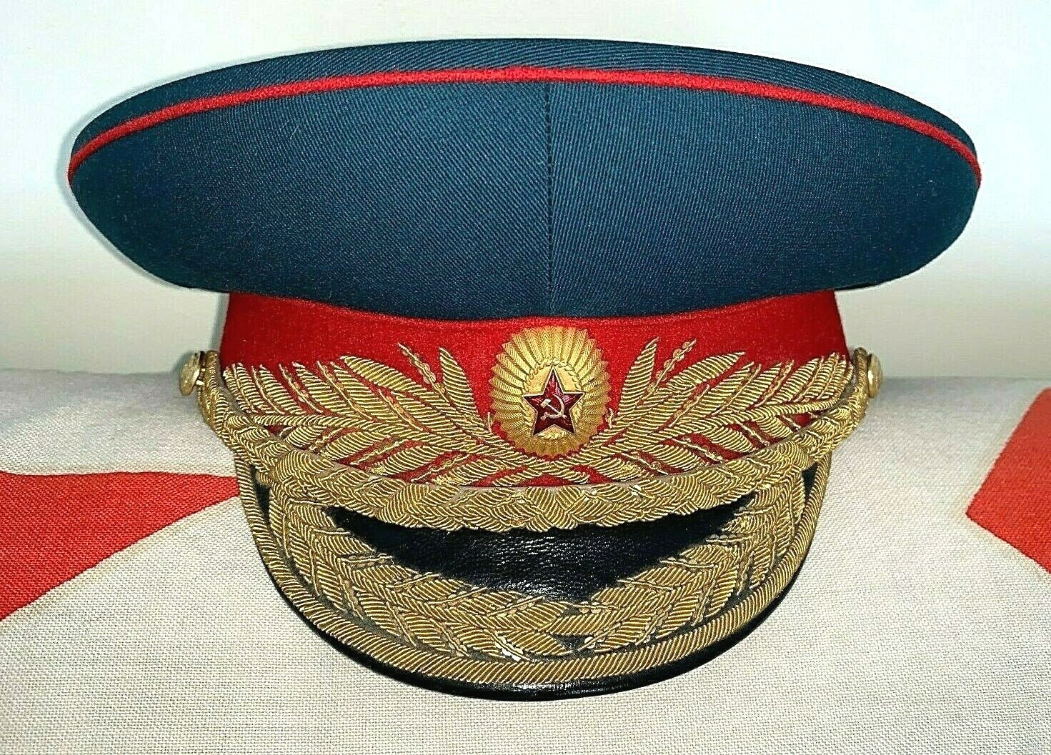 Vintage USSR Soviet Russian Army Marshal / General Parade Dress Cap ...