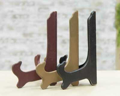 NEW!!! Primitive Country Farmhouse Medium 7" Wood Plate Stands ...