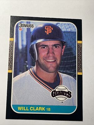 1987 Donruss Will Clark Rookie RC | eBay