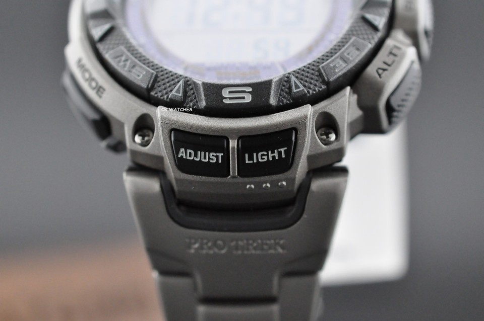 Casio Protrek Triple Sensor Solar Powered Titanium Men's Watch PRG-240T ...