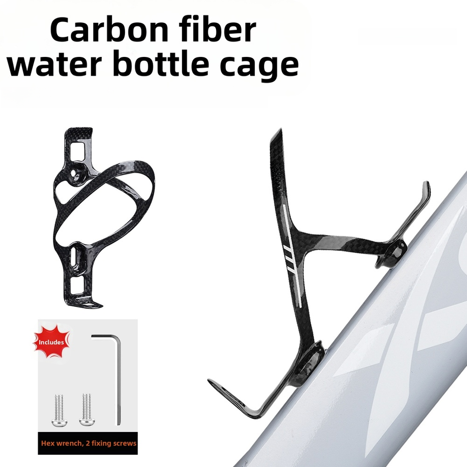 For Mountain Bike Carbon Fiber Water Bottle Cage 75mm Ultra Lightweight ...