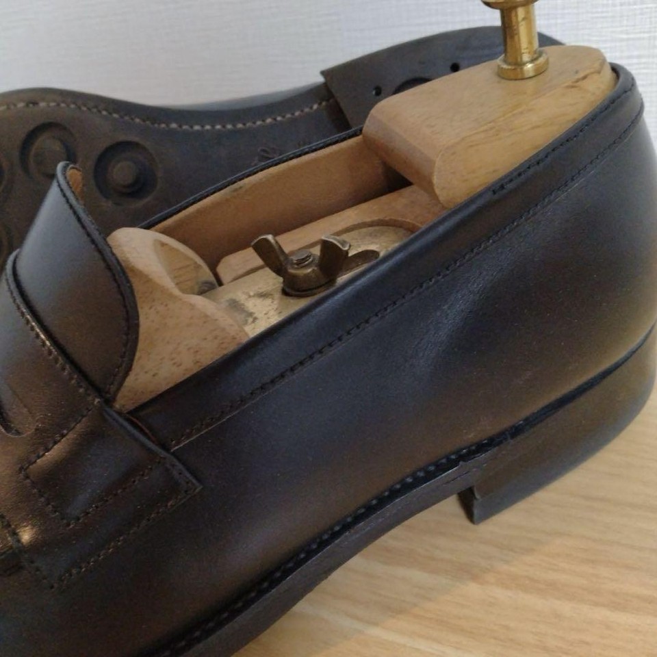 J.M.Weston 180 Signature Loafers 6D Black Leather Rubber Sole Used | eBay