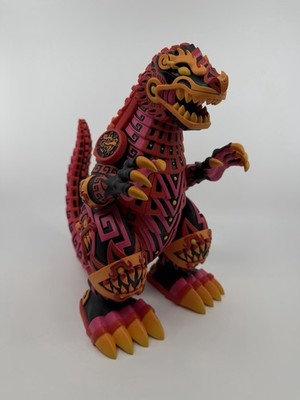 Godzilla Mondo Urban Aztec Burning Variant Red Edition | eBay