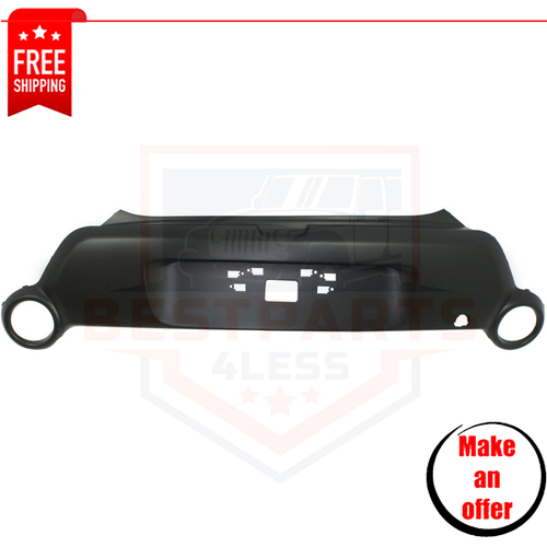 New Bumper Cover Fascia Rear Upper for Kia Soul 2014-2016 KI1114102 ...