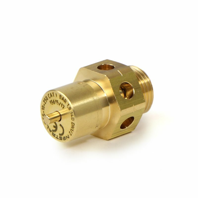 Espresso Coffee Machine Boiler Safety Valve 1/2 M (Metric), 1.8 bar CE ...