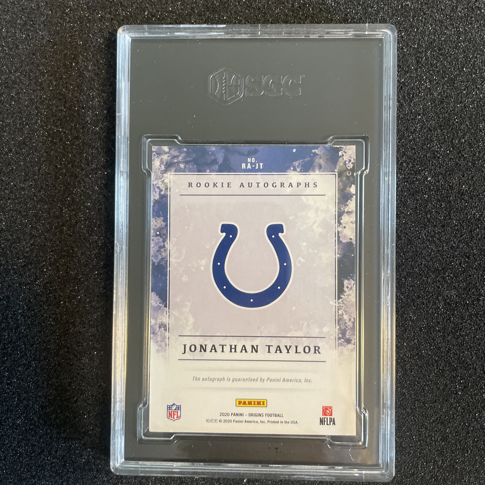 2020 Panini Origins - Rookie Autographs #RA-JT Jonathan Taylor (AU, RC ...