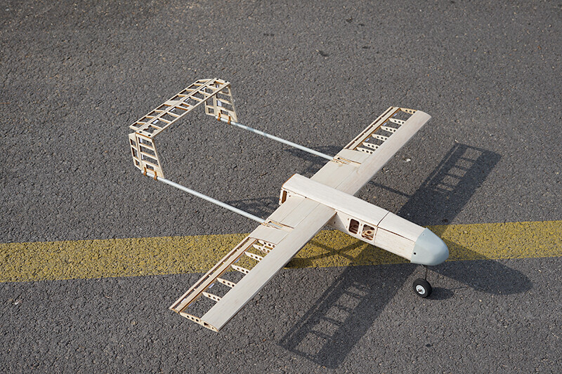 DIY Assemble Viper-7 UAV FPV Wood Plane Airplane Kit Wingspan Model Toy ...