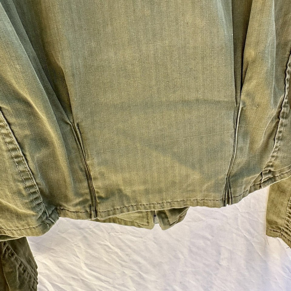 WWII USMC Marine Corps Customized HBT Tanker Jacket Stenciled | eBay