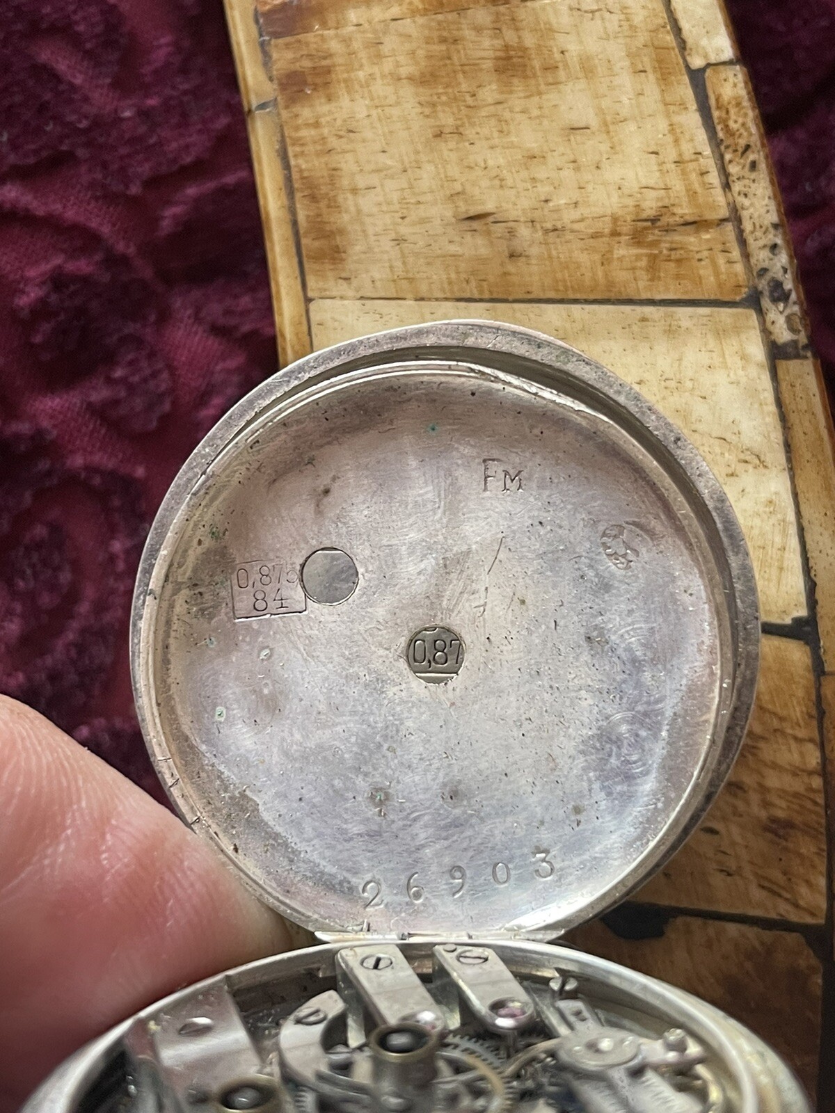 GEORGES FAVRE JACOT Pocket Watch LOCLE,10 Rubies, 100%Antique,working ...