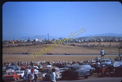 Riverside Raceway Racetrack Cars Racing Race 1960s 35mm Slide Parking ...