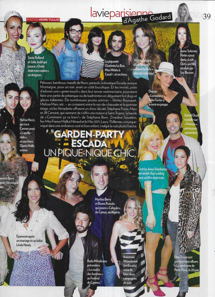 Paris Match Magazine Kate and Pippa Middleton Gunter Sachs Osama Bin ...