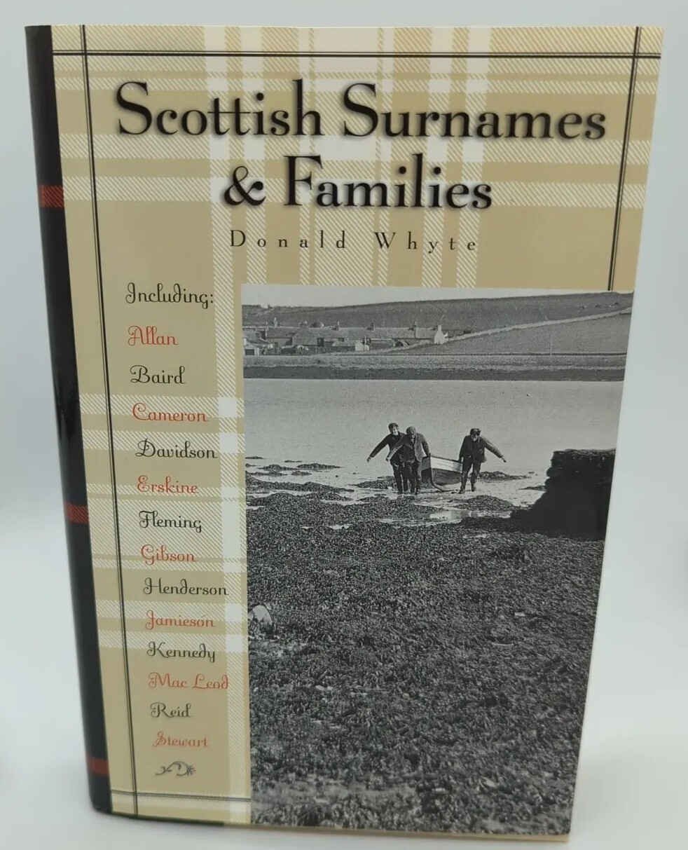 Scottish Surnames and Families Hardcover Donald Whyte | eBay
