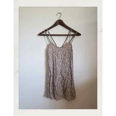 Full Tilt Floral White Camisole Flowy Double Strap Country Tank Top | eBay