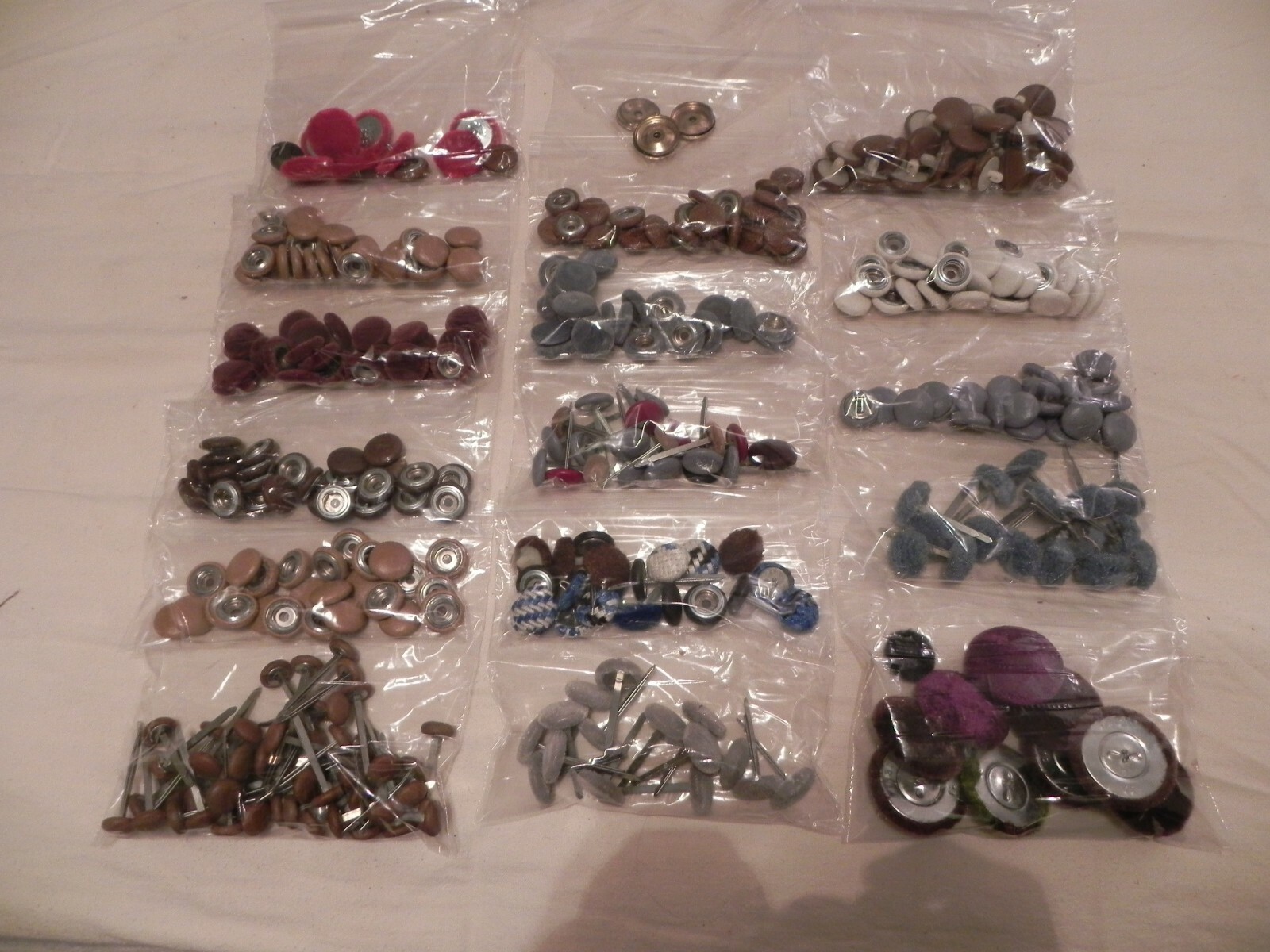 Vintage Classic Hot Rod Upholstery Buttons Prong Back & Snap, 380 ...