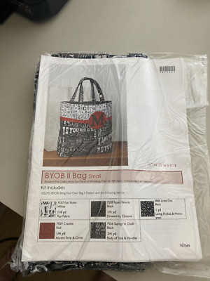 BYOB II Tote Bag Quilt Kit 16" x 15" x 6" by Connecting Threads | eBay