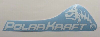 PolarKraft Boats Logo Die Cut Vinyl Decal Quality Outdoor Sticker Boat ...