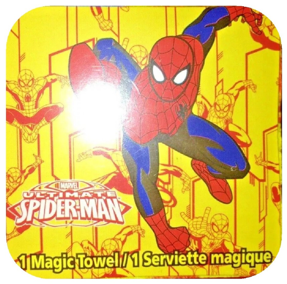 Marvel Ultimate Spider-Man Spidey 11" X 11" Magic Towel Disney ...