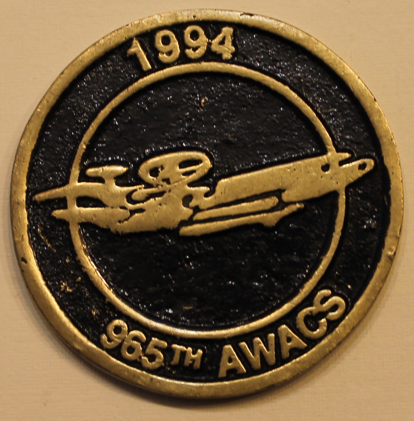 965th Airborne Warning & Control Sq AWACS Air Force Challenge Coin | eBay