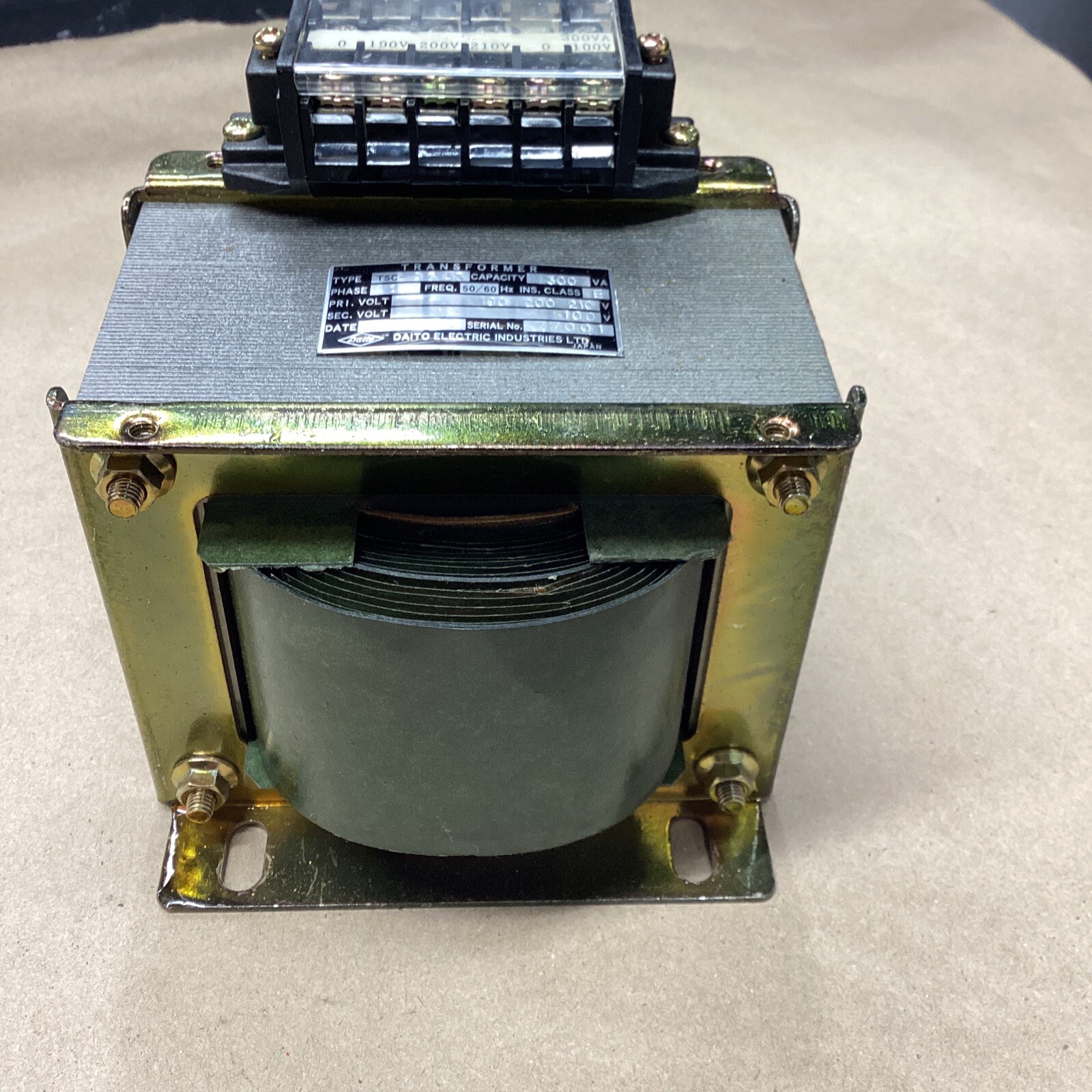 Daito Electric Tsc-0513 Transformer 300va 1ph #10448 for sale online | eBay