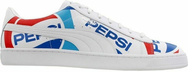 Size 7 - PUMA Pepsi x Basket White Blue for sale online | eBay